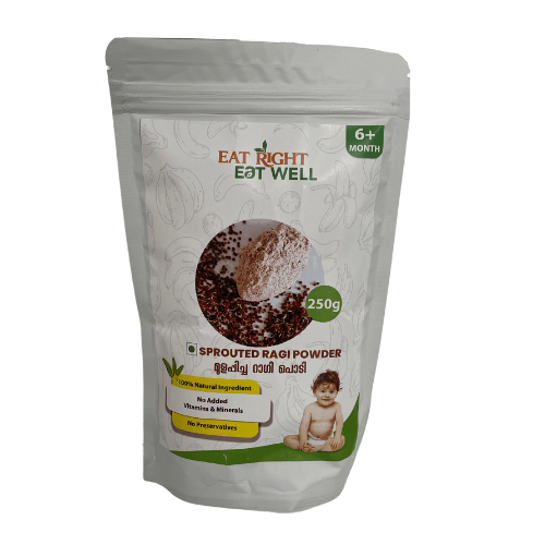 SPROUTED RAGI POWDER - Eat Right Eat Well